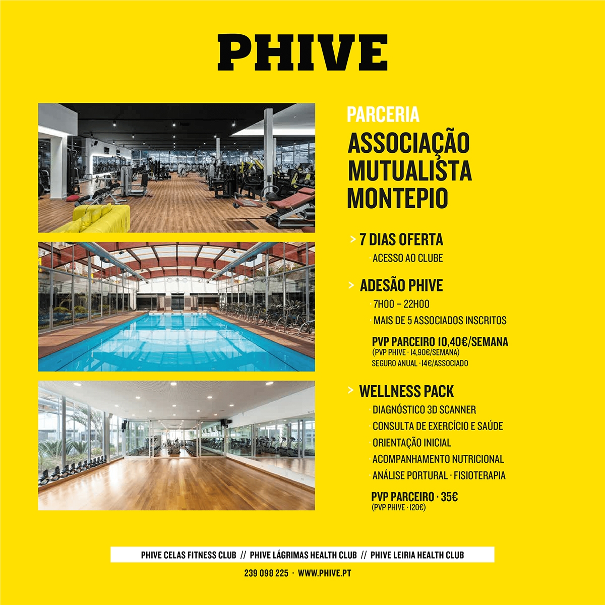 Phive Health & Fitness Centers - Associação Mutualista Montepio