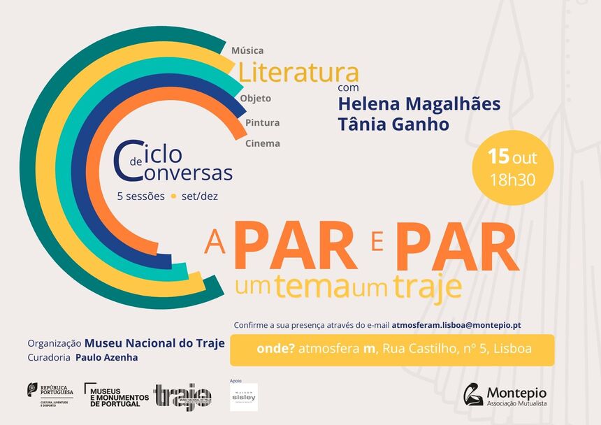 A Literatura e a Moda no Ciclo de Conversas “A Par e Par"